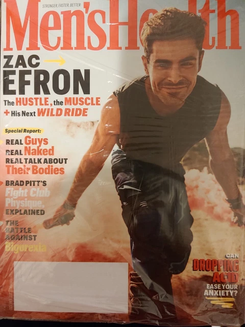 MEN'S HEALTH MAGAZINE October 2022 Zac Efron Brad Pitts Fight Club ...