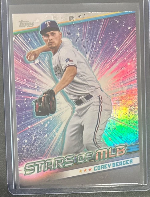 COREY SEAGER 2024 Topps Series 1 Stars of MLB Insert #SMLB-28 Texas ...