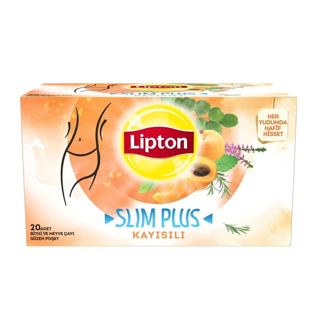 LIPTON SLIM PLUS Form Tea | Skinny Tea | Apricot - 160 Bags (8 Boxes) £ ...