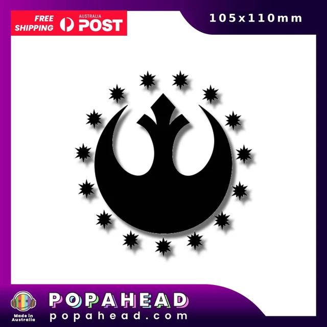 STAR WARS NEW Republic Logo Sticker EUR 5,27 - PicClick FR