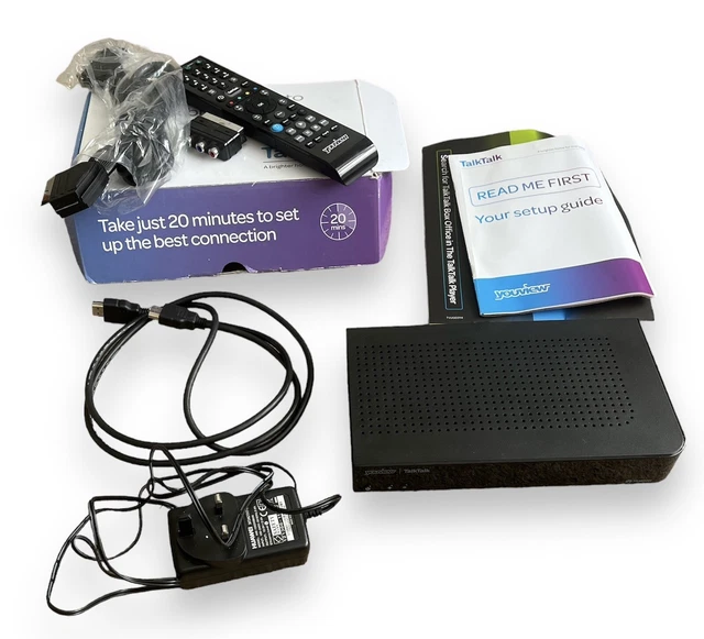 TALKTALK YOUVIEW BOX Huawei DN370T Freeview Recorder With Box. £34.99 ...