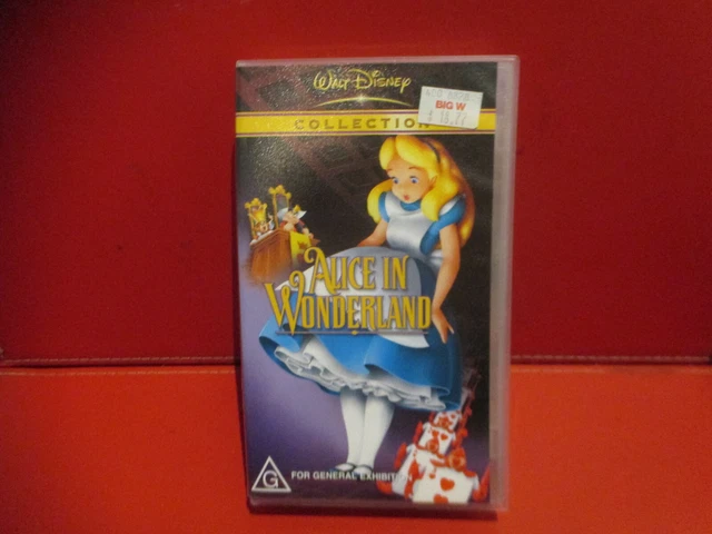 ALICE IN WONDERLAND DIsney SEALED VHS video cassette rare collectable £31.18 - PicClick UK