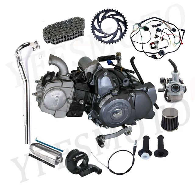 LIFAN 125CC SEMI Auto Electric/Kick Start Engine Motor Full Kits for ...