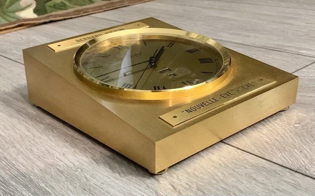 RARE HORLOGE PENDULE de bureau/table ancienne IMHOF Swiss - CABARET NOUVELLE EVE EUR 80,00 ...