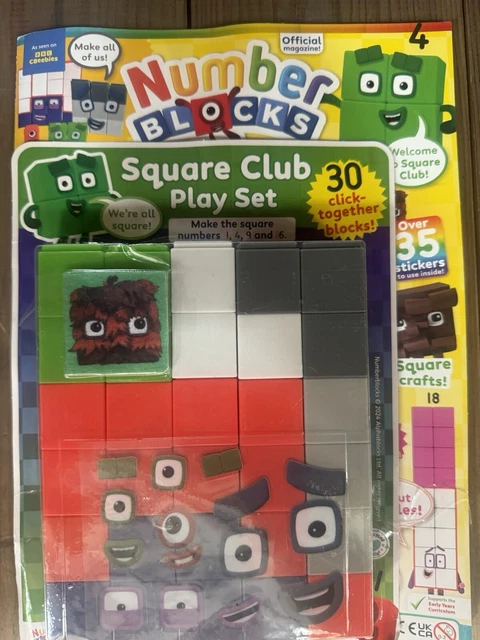 2X NUMBER BLOCKS magazine #34#35 2024 Counting Puzzles Stickers £19.99 ...