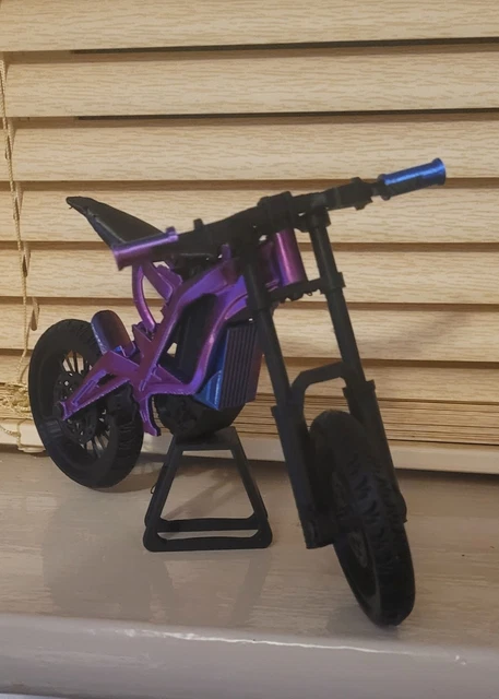 3D PRINTED SCALE Model of A Surron Light Bee x purple blue black pla ...