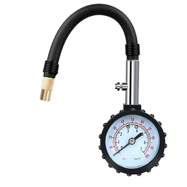 MANOMÈTRE DE PRESSION des pneus compact et pratique pour un rangement et une ut EUR 18,44 ...