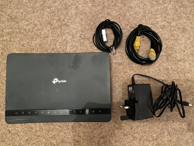 TP-LINK ARCHER VR1210V Modem Router VDSL / ADSL. Boxed. Excellent. RRP ...