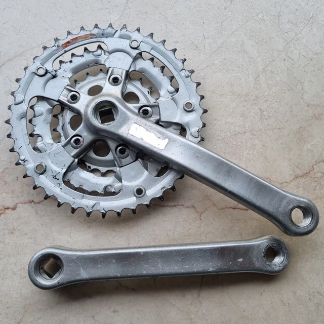SHIMANO ALIVIO CHAINSET Crankset Crank 42/34/24 rings 175mm arms £12.99 ...