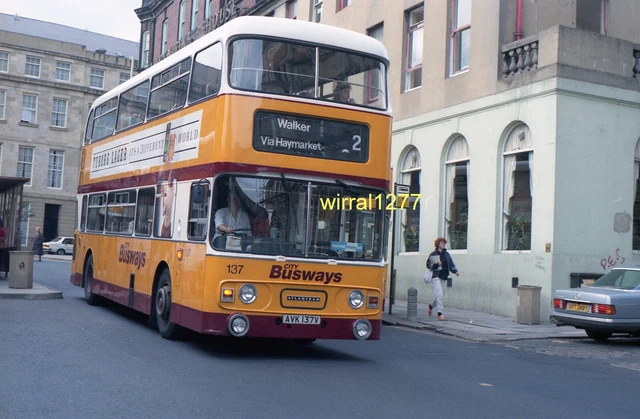 ORIGINAL BUS PHOTOGRAPHIC negative City Busways Atlantean AVK137V £2.50 ...
