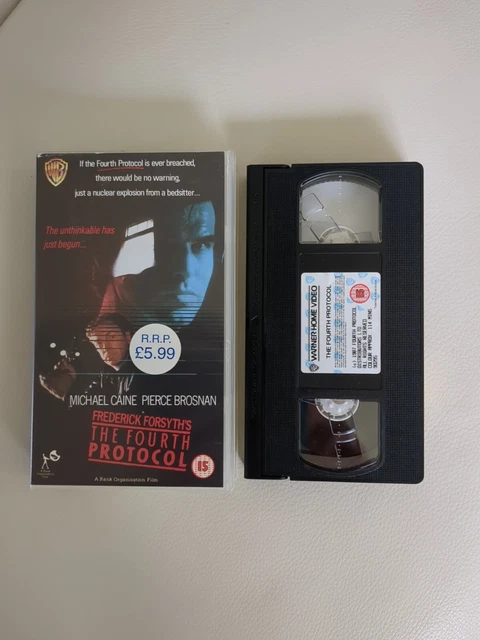 THE FOURTH PROTOCOL VHS PAL Pierce Brosnan Warner Home Video 1992 £5.99 ...