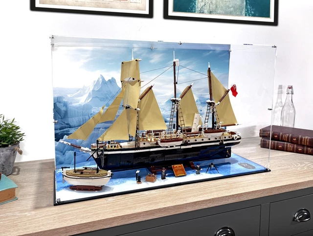 BRIXBOX DISPLAY CASE LEGO® Icons The Endurance 10335 Shackleton's ...