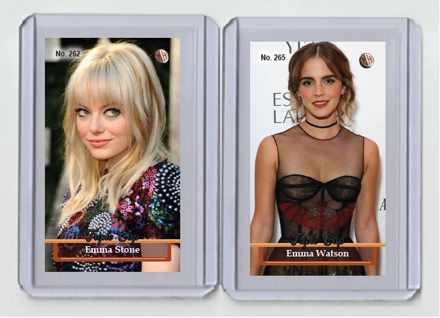 EMMA WATSON RARE MH Triple Cap #'d x/3 Carte Tabac No. 265 EUR 5,53 - PicClick FR