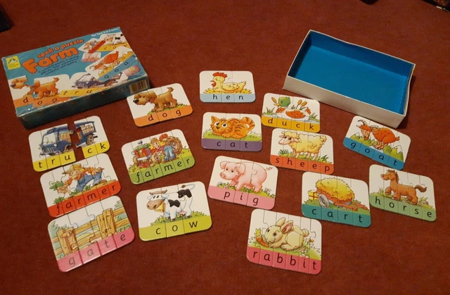 PUZZLES X 2. Spell A Puzzle + Alphabet Picture Cards. By ELC + Grafix ...