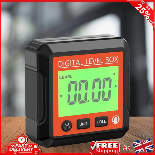 DIGITAL ANGLE PROTRACTOR Inclinometer Universal Magnetic Level Meter ...