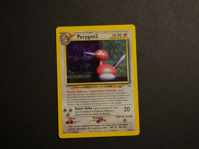 CARTE POKEMON PORYGON 2 Holo 12/64 Neo Revelation Wizard EUR 3,94 - PicClick FR