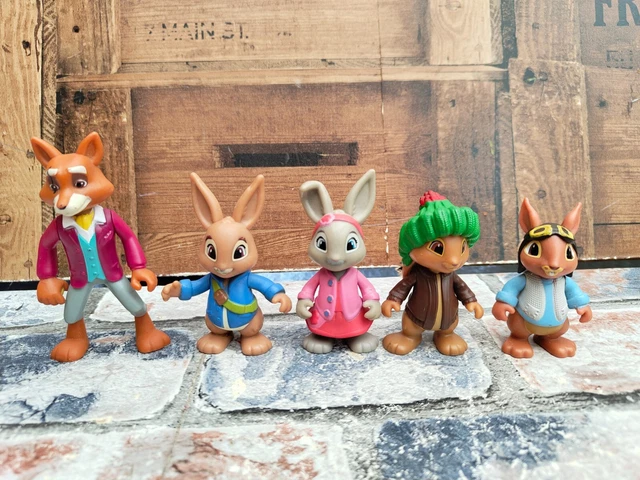 PETER RABBIT FIGURES - Benjamin Bunny Lily Bobtail Mr Todd Fox ...