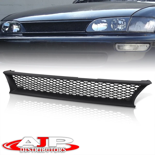 REPLACEMENT FRONT BUMPER Grill Hood Mesh Grille ABS For 1993-1997 ...