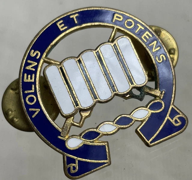 VINTAGE VOLENS ET POTENS 7th Infantry Regiment Pin Clutch Back $19.90 ...