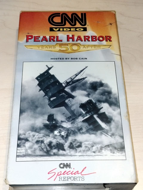 PEARL HARBOR 50 Years After CNN Special Reports VHS Video Tape Bob Cain ...