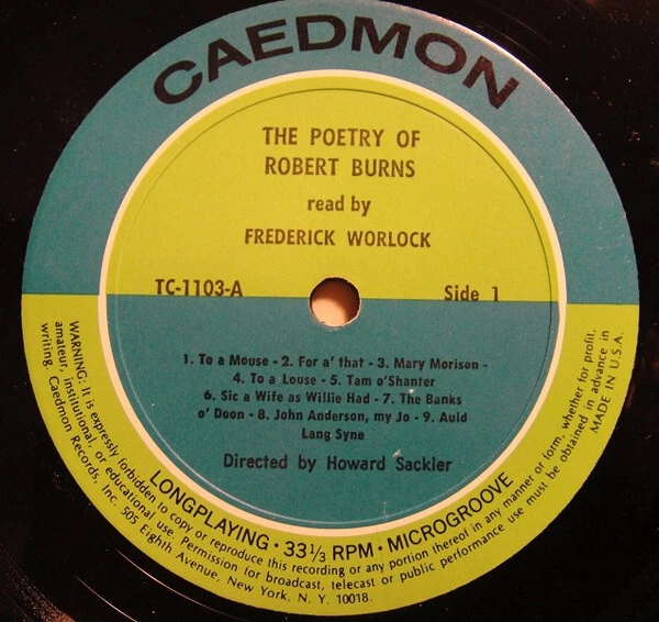 ROBERT BURNS, FREDERICK Worlock, C. R. M. Brookes - Poésie de Robert ...