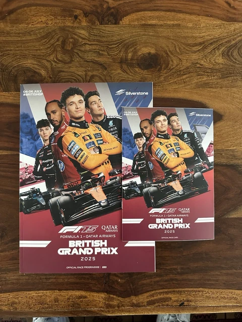 F1 BRITISH GRAND Prix Silverstone - 2025 - Official Race Programme+ ...