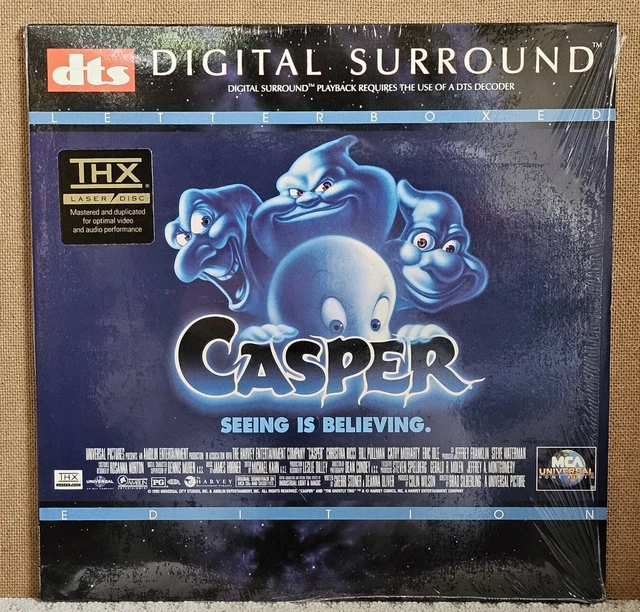 CASPER DTS LASERDISC RARE Christina Ricci Bill Pullman Eric Idle £31.92 ...