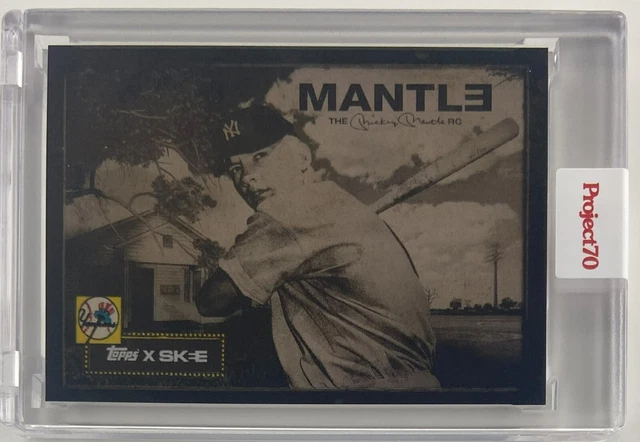 BOWMAN 1951 MICKEY Mantle x Eminem Topps Project 70 DJ Skee enfermé EUR ...