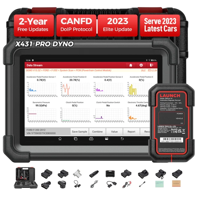 2024 LAUNCH X431 PRO Elite+ DYNO V PRO 5 Outils diagnostics Systèmes ...