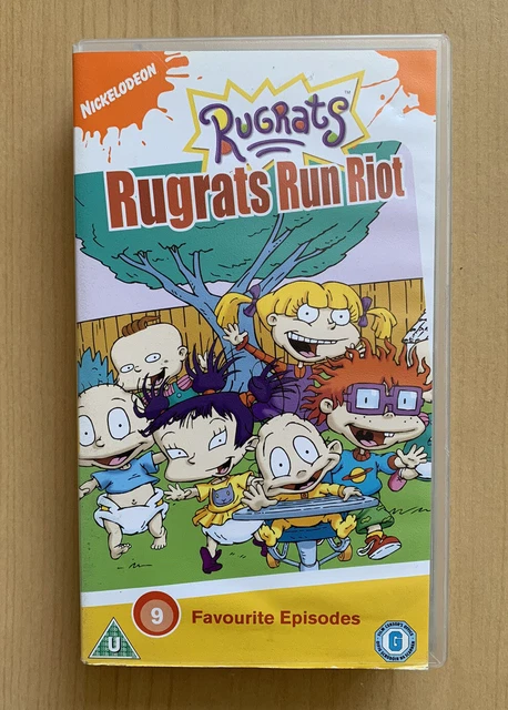 RUGRATS RUGRATS RUN Riot VHS Kids Video Cassette Tape RARE - FAST UK ...