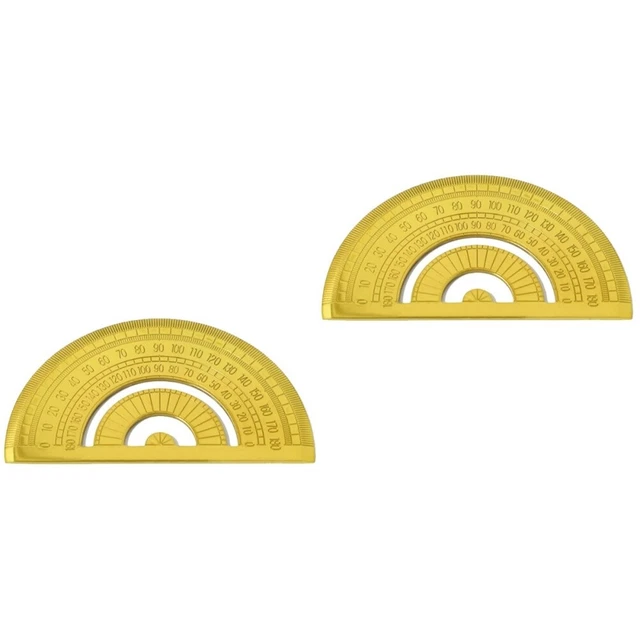 CLEAR MATH PROTRACTOR Measurement Protractor Plastic Protractor Math Protractors £10.55 ...