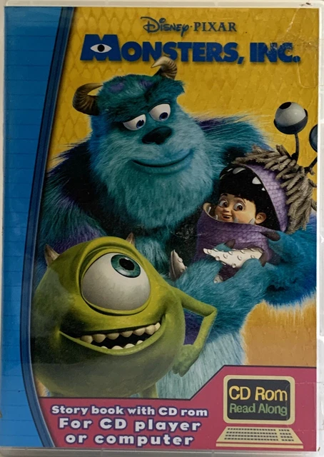 MONSTERS INC STORYBOOK And CD Rom PC Mac Cd 2001 Read Along Childrens ...