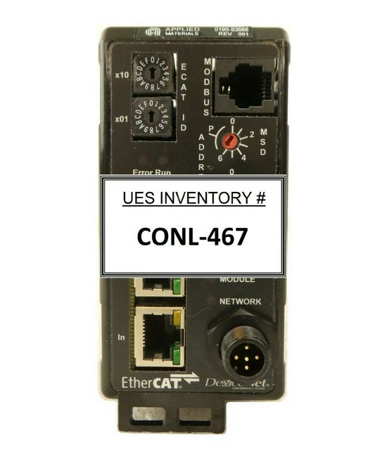 AMAT APPLIED MATERIALS 0190-83666 PLC EtherCAT DeviceNet Controller ...