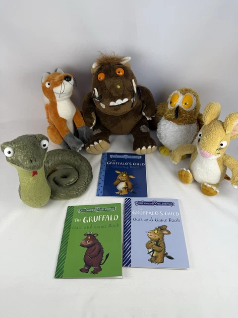 THE GRUFFALO SOFT Toy Bundle Julia Donaldson Gruffalo Snake Mouse Fox ...