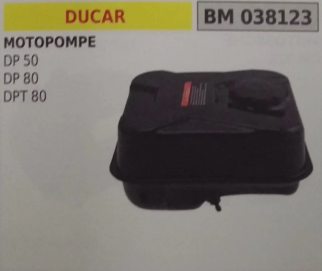 TANK MOTORPUMPE MOTORRAD Pumpe Spritzmaschinen Motor Ducar DP50 DP80 ...