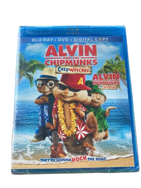 ALVIN AND THE Chipmunks 3: Chipwrecked (Blu-ray+DVD)(Bilingual)(Blu-ray ...