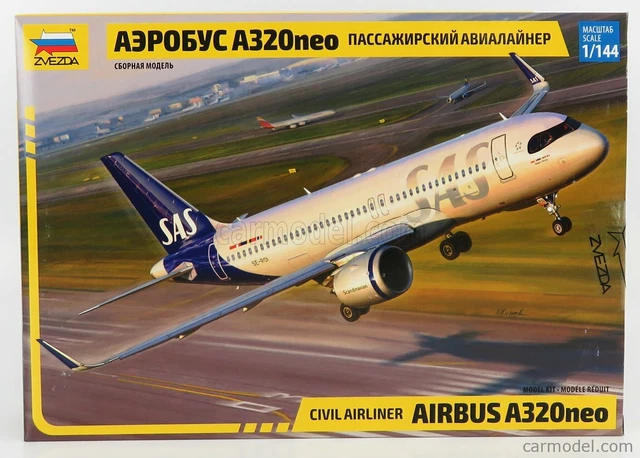 AIRBUS A320 NEO 1:144 Plastic Model Kit ZVEZDA EUR 27,01 - PicClick FR