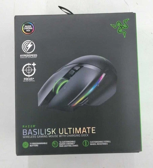 RAZER BASILISK ULTIMATE Hyperspeed Wireless Gaming Mouse Good Condition ...