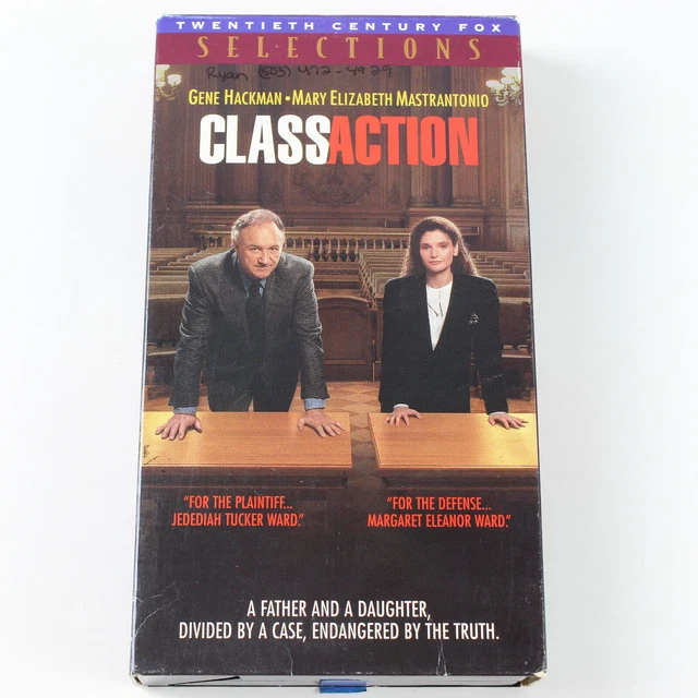 CLASS ACTION VHS 1991 Fox Video Gene Hackman Mary Elizabeth ...