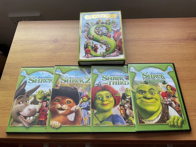 DVD BOX SET - Shrek The Whole Story - All 4 Films plus Donkey’s ...