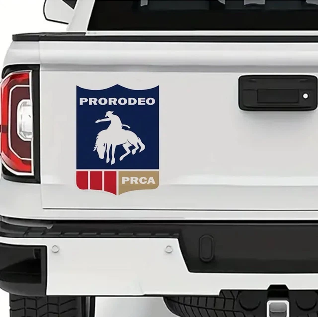 2 PACK PROFESSIONAL Rodeo Cowboy ProRodeo PRCA 5.5” Inch Vinyl Sticker ...