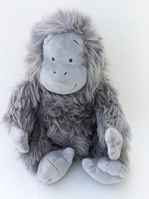 MARKS & SPENCERS Grey Monkey Soft Toy Cuddly Teddy Stuffed Animal ...