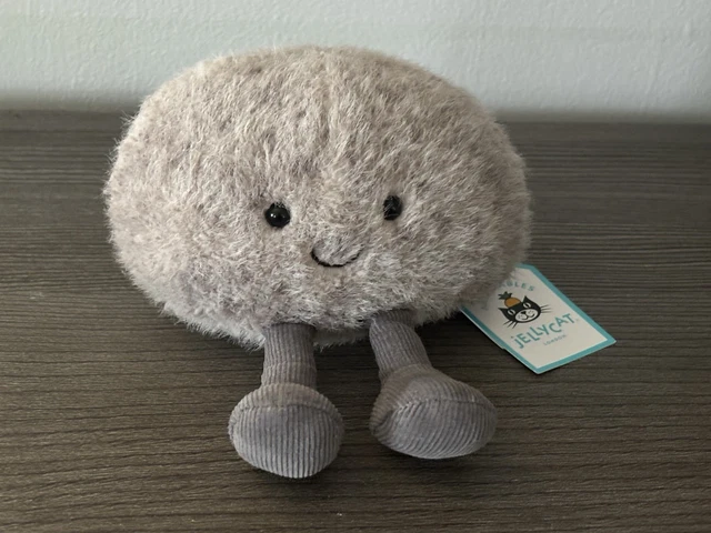 GENUINE JELLYCAT RARE Amuseables Pebble Soft Toy BNWT 🩶 £120.28 ...