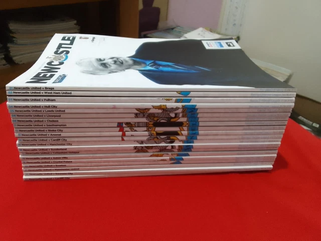 NEWCASTLE UNITED 2013/2014 Home Football Programme Collection (Bulk Lot ...