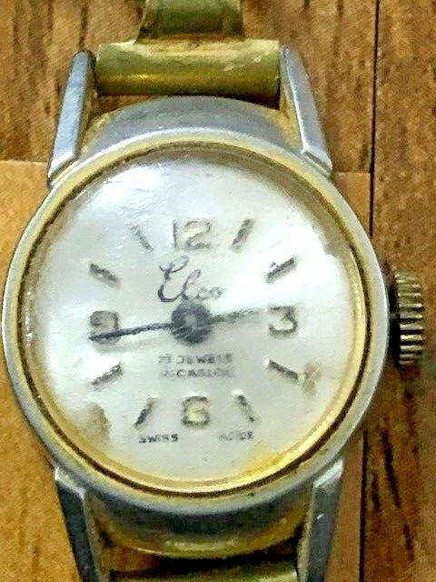 RARE VINTAGE SWISS Elco 17 Jewels Incabloc Mechanical Ladies Chic Bracelet Watch £7.99 - PicClick UK
