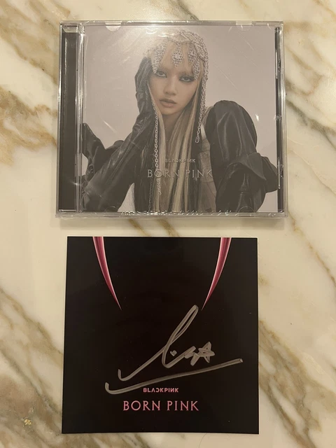 BLACKPINK BORN PINK (Lisa) Cd + Lisa Signed Art Card £24.99 - PicClick UK
