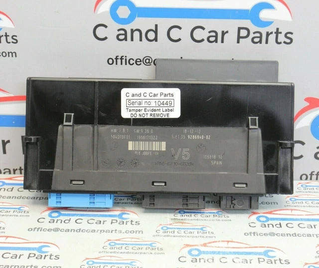 BMW F01 7 Series BCM Body Control Module 9286940 D2B2 £38.99 - PicClick UK