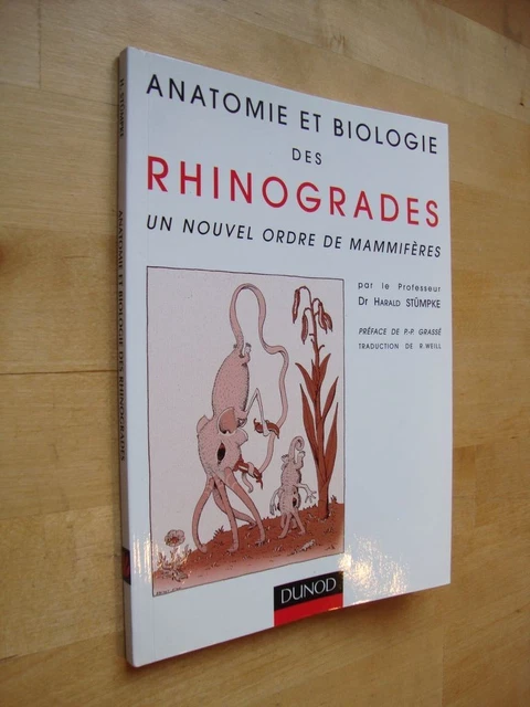 DR STUMPKE ANATOMIE BIOLOGIE RHINOGRADE MAMMMIFERE ZOOLOGIE TAXON ...
