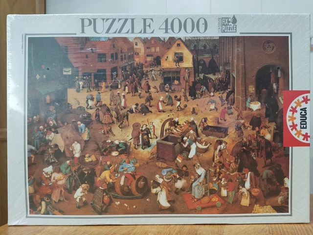 PUZZLE EDUCA 4000 The Fight Between The Carnival And Lent Pieter ...