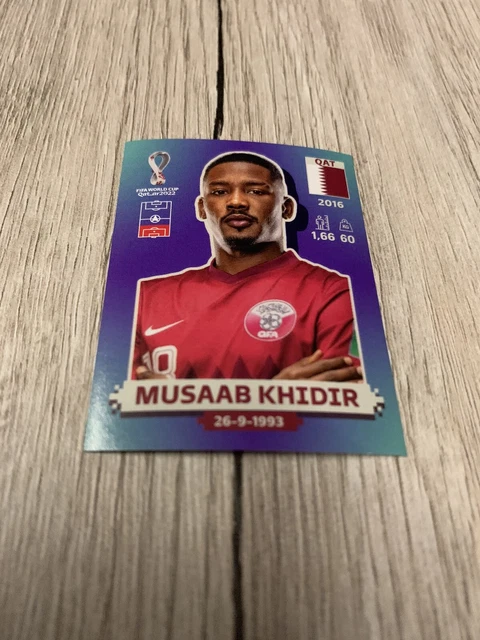 PANINI WM 2022 World Cup Sticker Nr.8 MUSAAB KHIDIR WM 22 Qatar EUR 1 ...